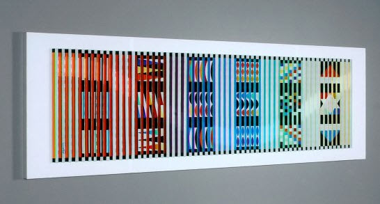 Agam “Rainbow Rhythm” view II - Zimmerman Editions, Ltd.